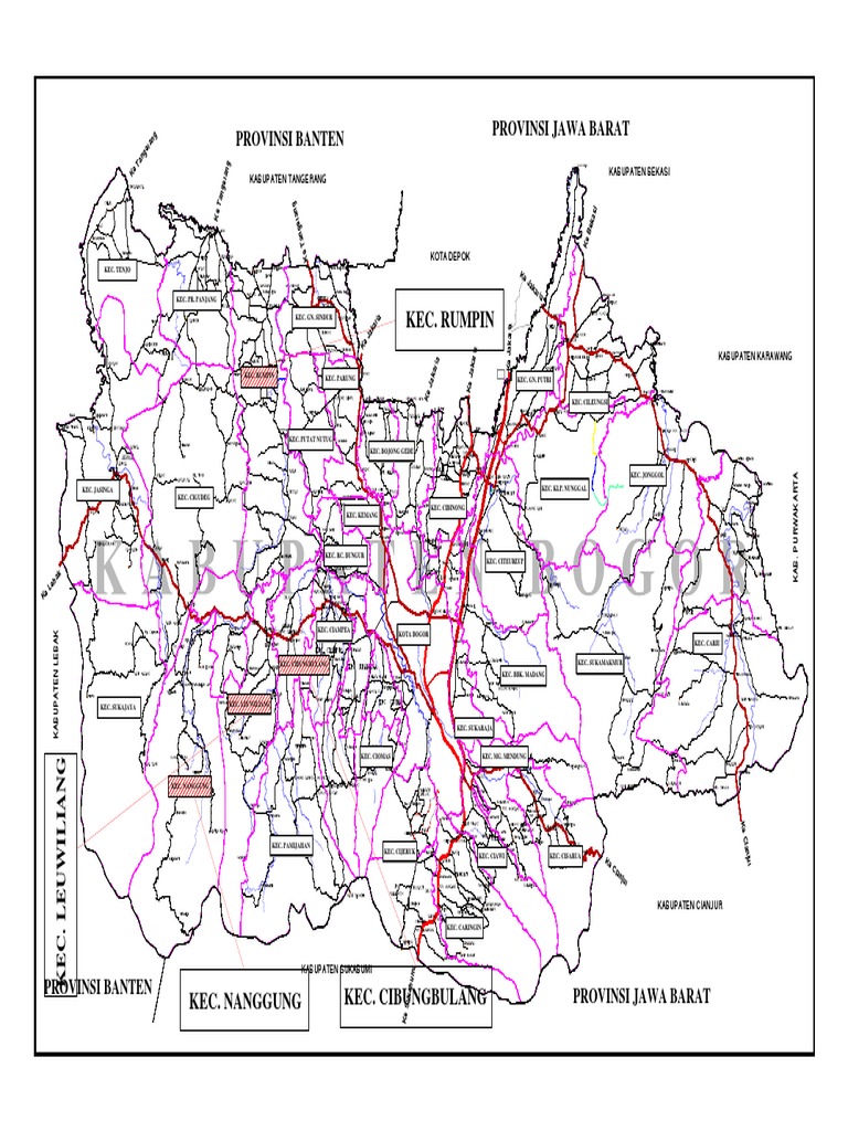 Peta Jaringan Jalan | PDF