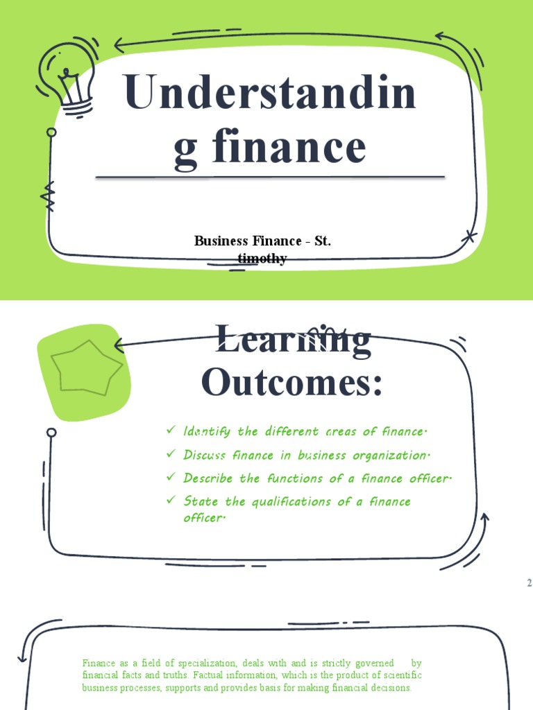 Chapter 1 - Understanding Finance | Download Free PDF | Public Finance | Investing