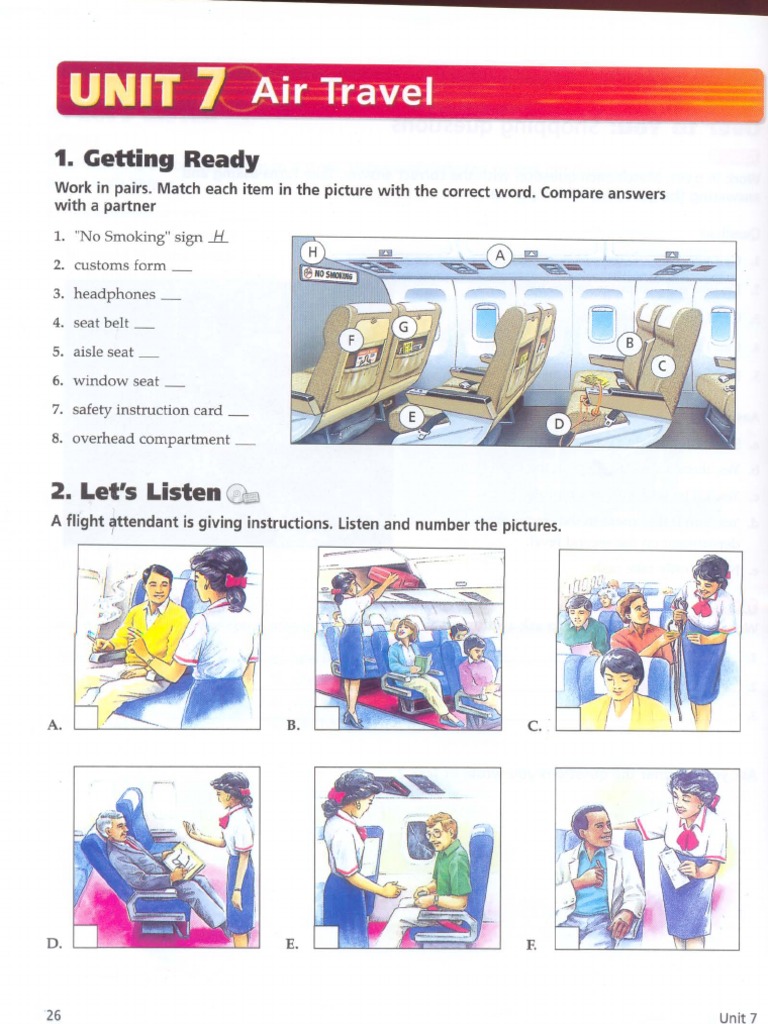 Unit 7 Air Travel | PDF