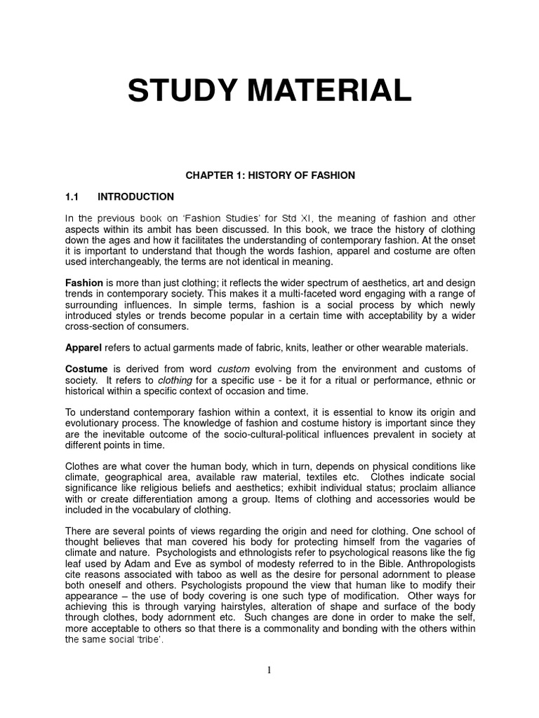 Fashion Studies XII | PDF | Clothing | Fashion