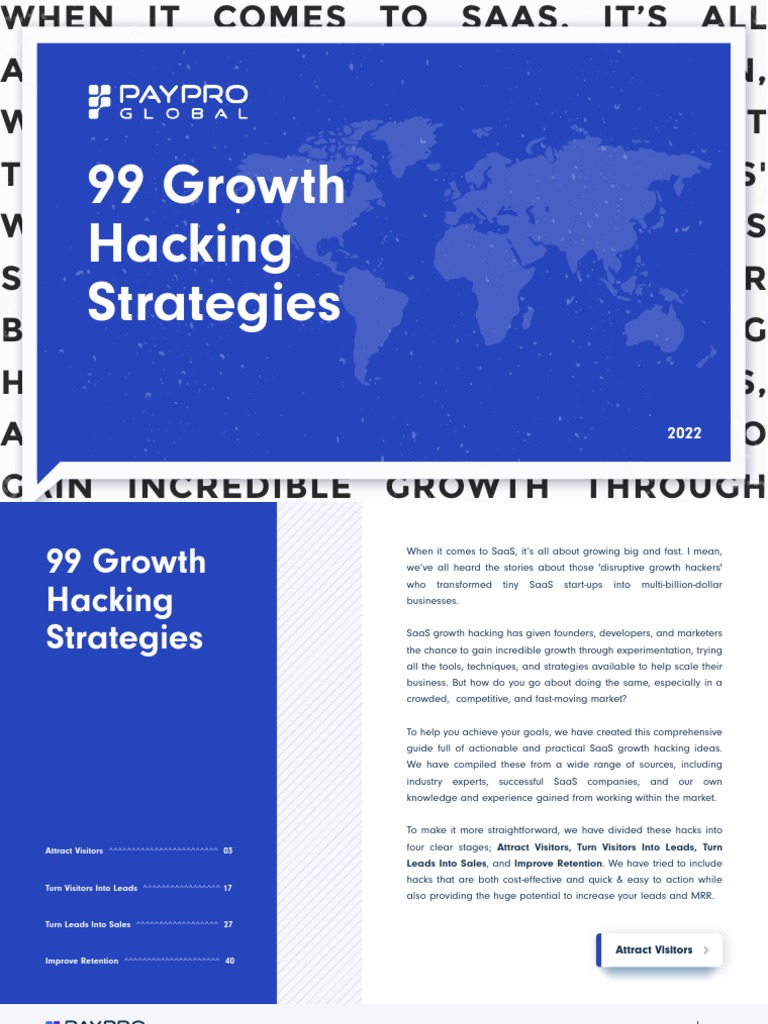 publish it. 99 Growth Hacking Strategies: A Comprehensive Guide to Attracting Visitors, Turning ...