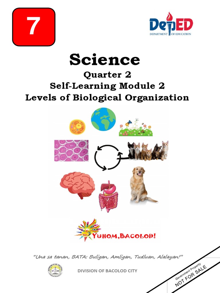 Grade-7-SLM-Q2-Module-2-Levels-of-Biological-Organization-2nd-Ed | PDF ...