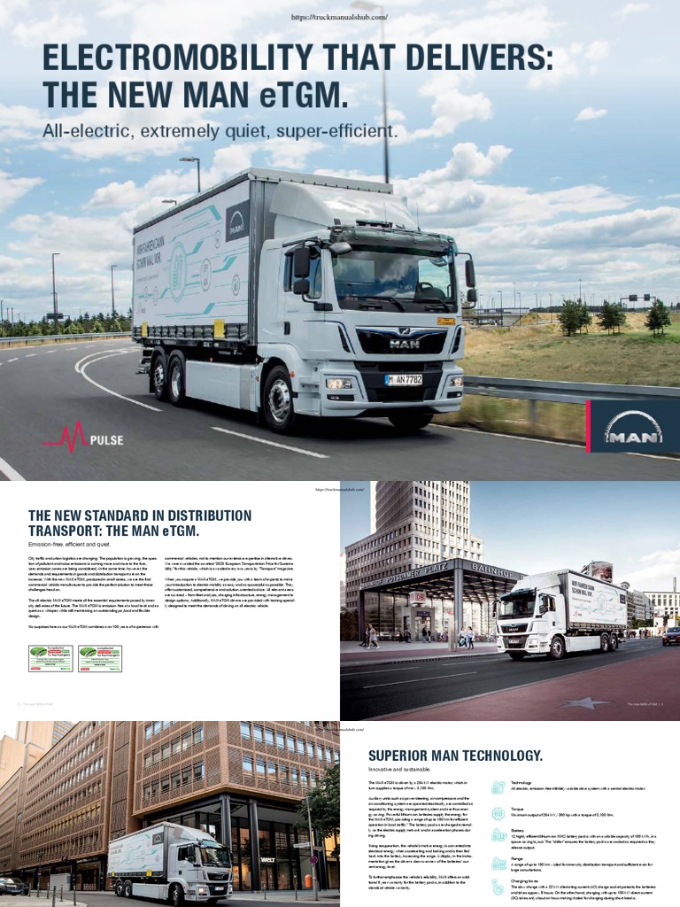 Truckmanualshub.com_MAN ETGM Brochure-2 | PDF | Electric Vehicle ...
