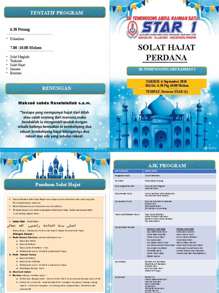 Buku-Program-Solat Hajat Perdana | PDF