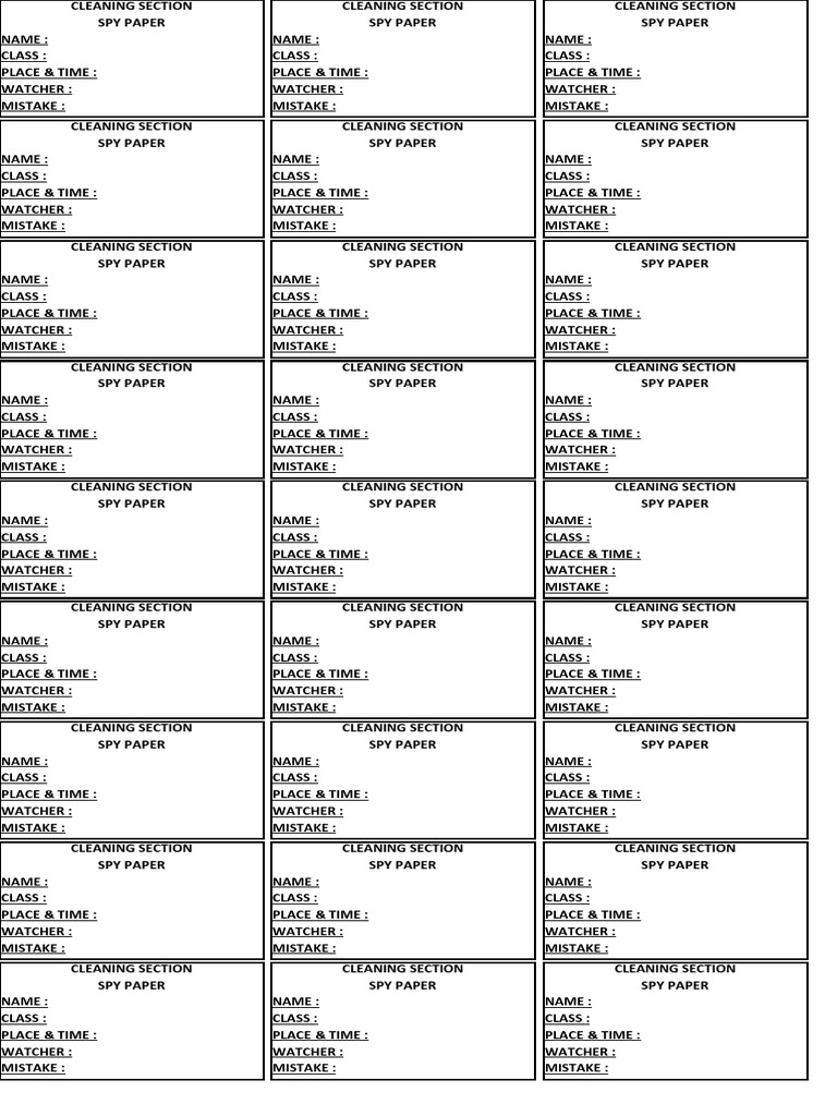 KERTAS JASUS NADZOFAH.xlsx | PDF