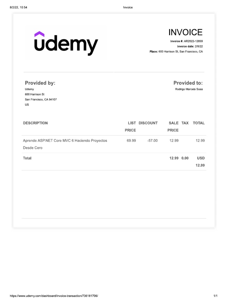 Aprende ASP - NET Core MVC 6 Haciendo Proyectos Desde Cero PDF | PDF