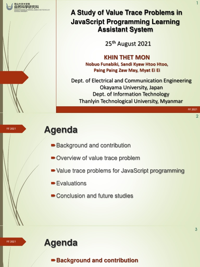 FIT21 | PDF | Java Script | Data Type