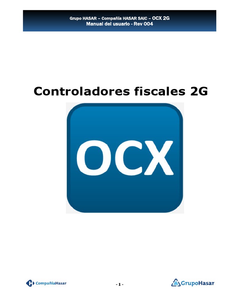OCX 2G HasarArgentina Rev004 | PDF | Archivo de computadora | Básico