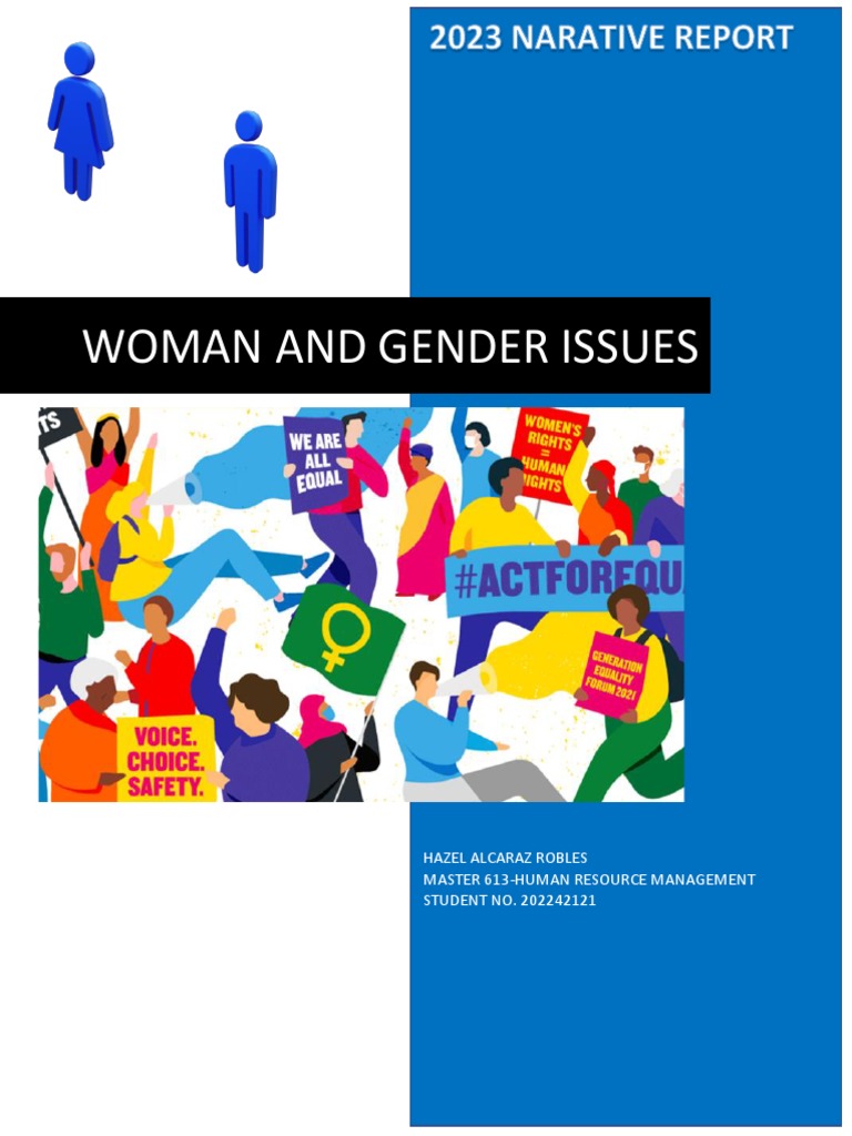 Hazel A. Robles - Narrative Report - Woman & Gender Issues | PDF ...