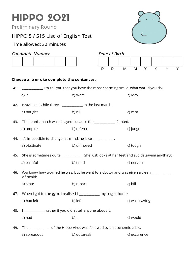 Hippo 5-S15 2021 Use V1 | PDF