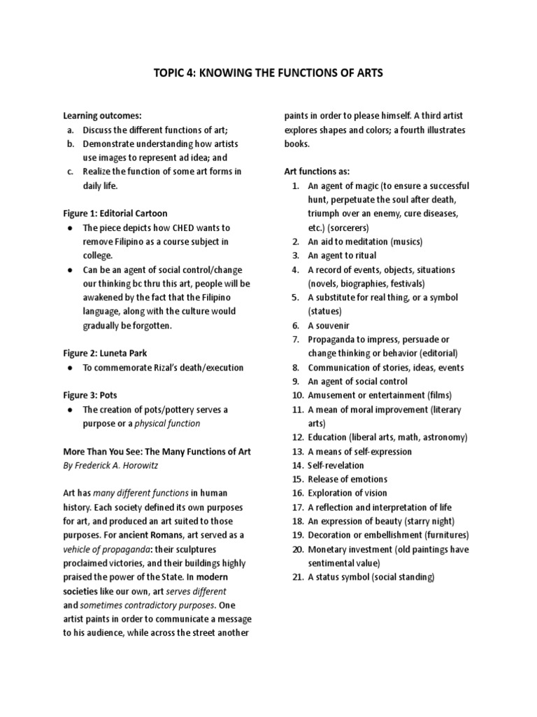 Art Appre Lesson 4 PDF | PDF | Propaganda | Paintings