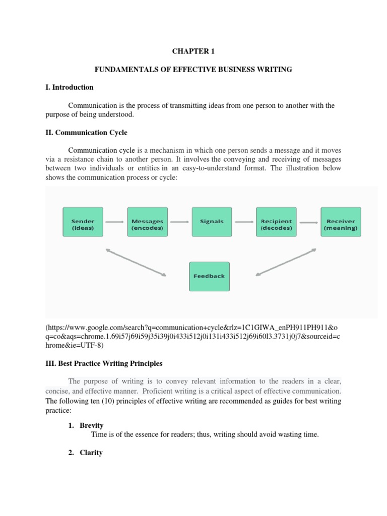 Business Report Writing - CHAPTER 1 | PDF | Communication | Marketing