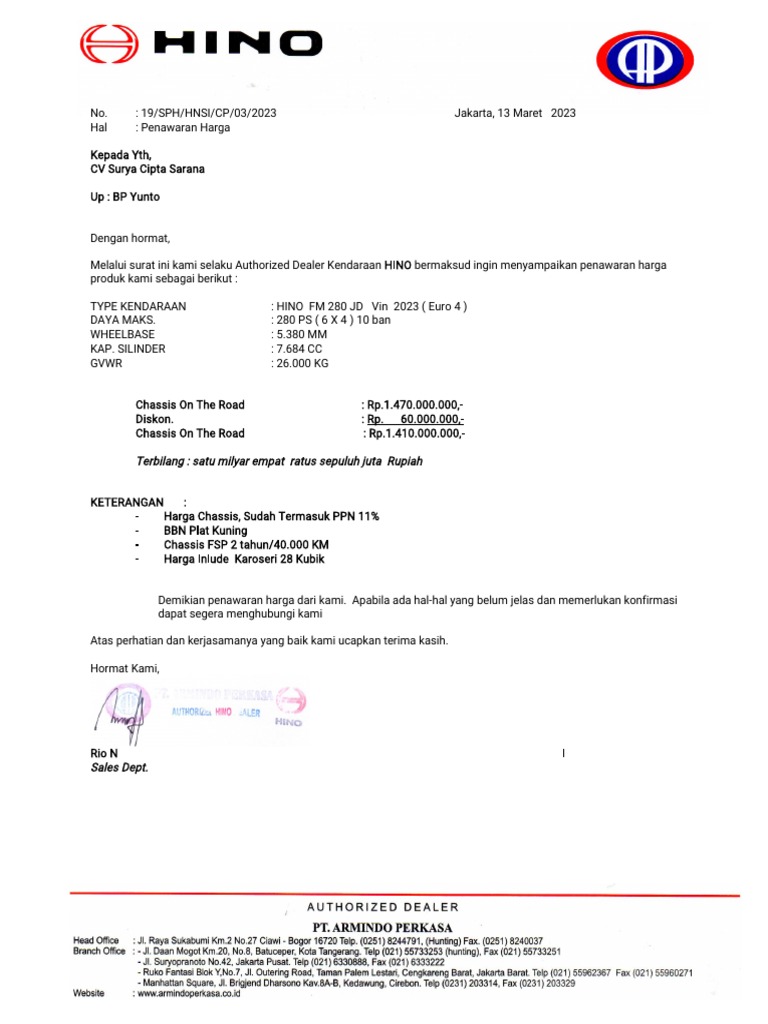 FM 280 JD 2023 (Euro 4) PDF | PDF
