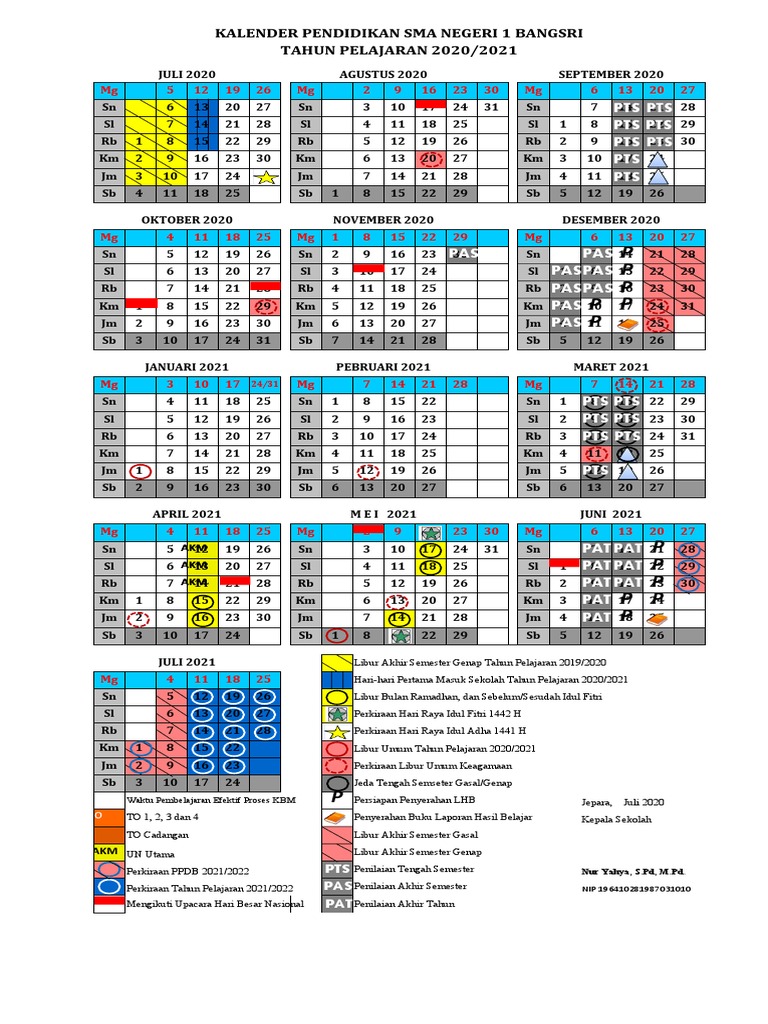 Kaldik 2020-2021 | PDF