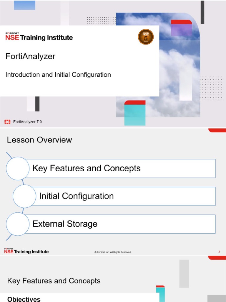 FortiAnalyzer - 7.0 - Lesson 01 Introduction and Initial Configuration ... FortiAnalyzer - 7.0 - Lesson 01 Introduction and Initial Configuration ...