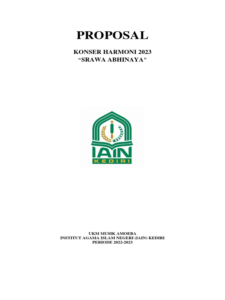 (002-006) Proposal Konser Harmoni 2023 | PDF