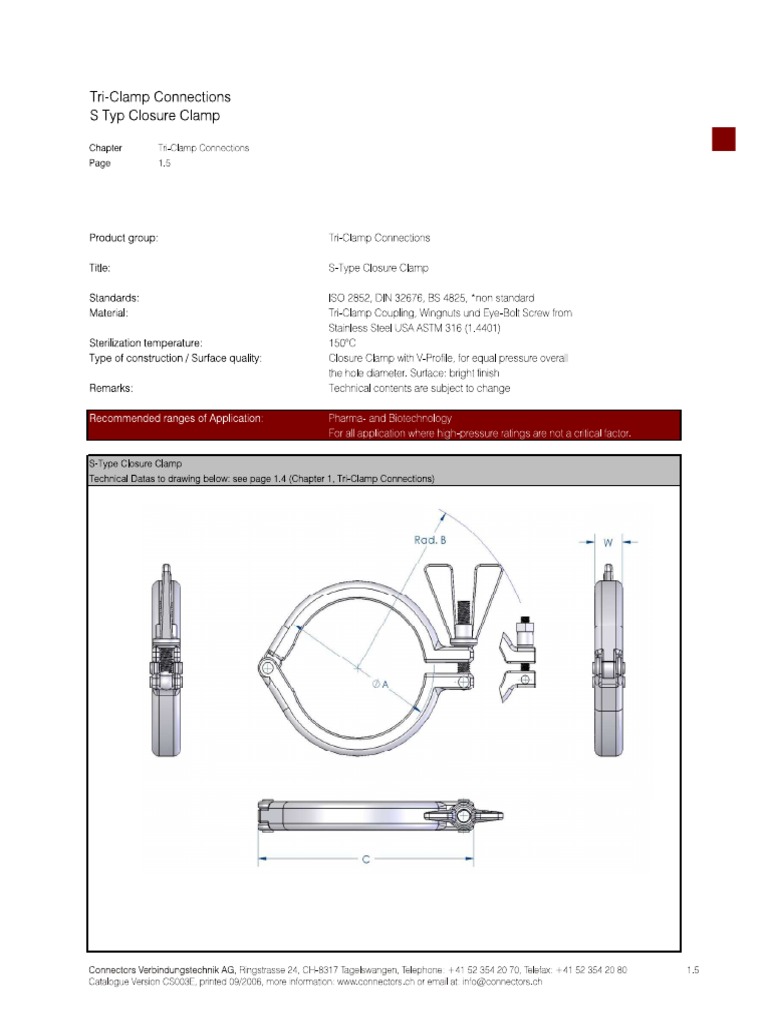 S-Type Closure Clamp For TC End | PDF