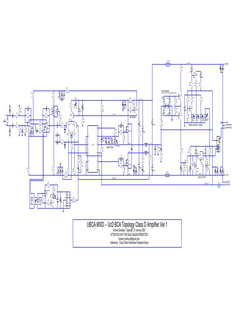 UBCA-900D - UcD BCA Topology Class D Amplifier Ver.1 | PDF