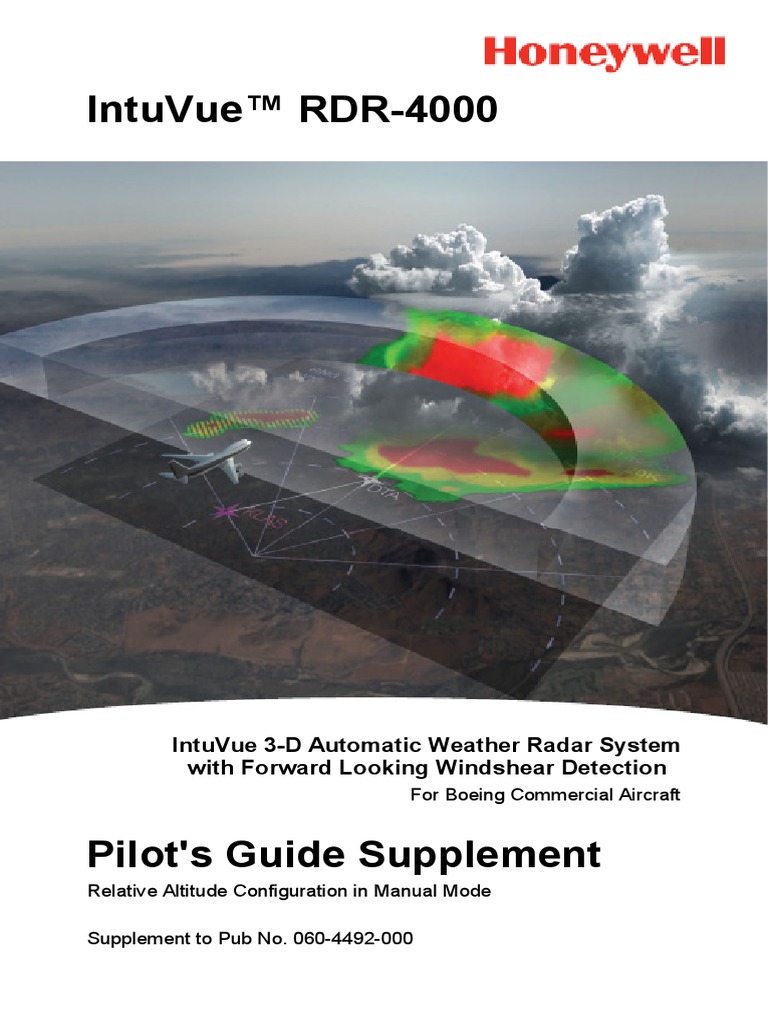 RDR 4000 Supplement PDF | PDF | Radar | Altitude