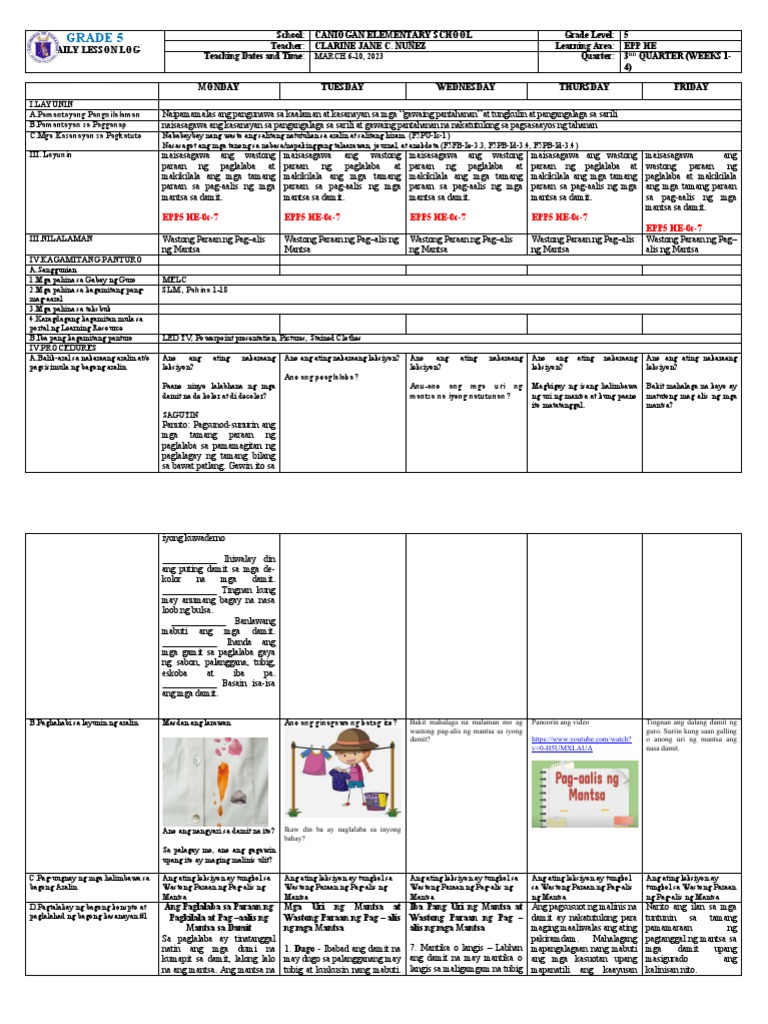 DLL Epp He Q2 W2 | PDF