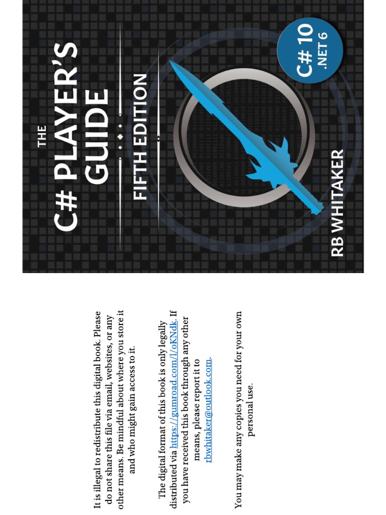 C# Player's Guide Fifth Edition c#10 and .Net 6 | PDF