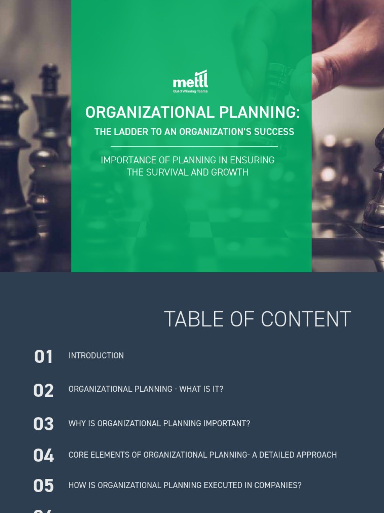 Organizational Planning The Ladder To An Organization Success PDF | PDF ...