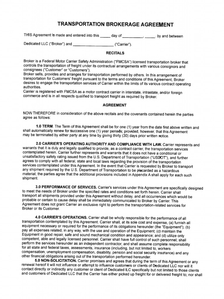 Carrier Set Up | PDF
