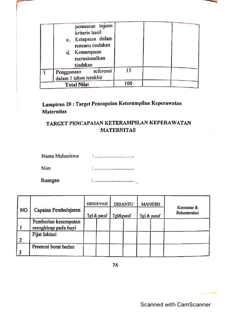 Target Pencapaian Maternitas | PDF