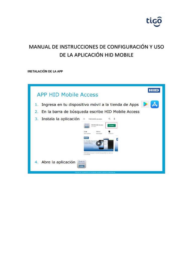 Manual de Configuración y Uso HID Mobile Access | PDF