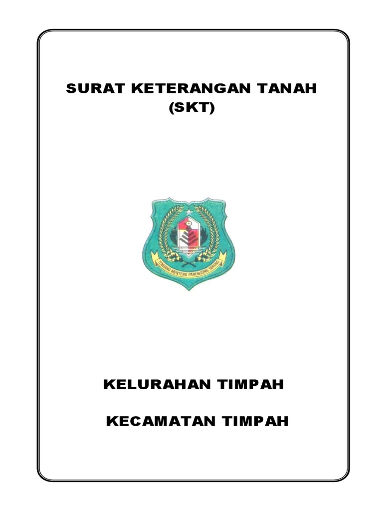 Surat Keterangan Tanah (SKT) | PDF