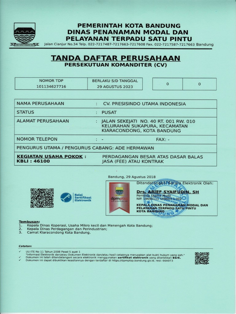 Document TDP PDF | PDF