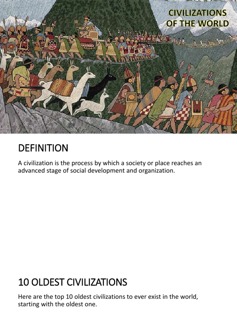 The 10 Oldest Civilizations in Human History: A Summary of Their ...