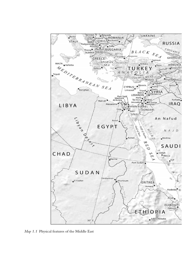 Middle East Map | PDF