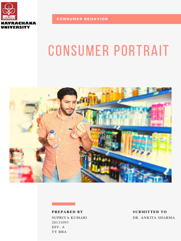 20131093_Consumer Portrait | PDF | Behavior | Psychological Concepts