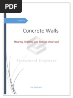Shear Wall Design per ACI Standards | PDF | Wall | Bending