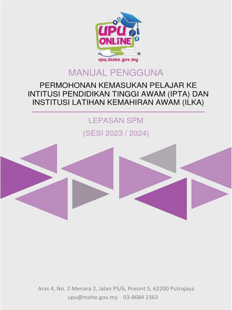 2023 Manual Pengguna SPM | PDF