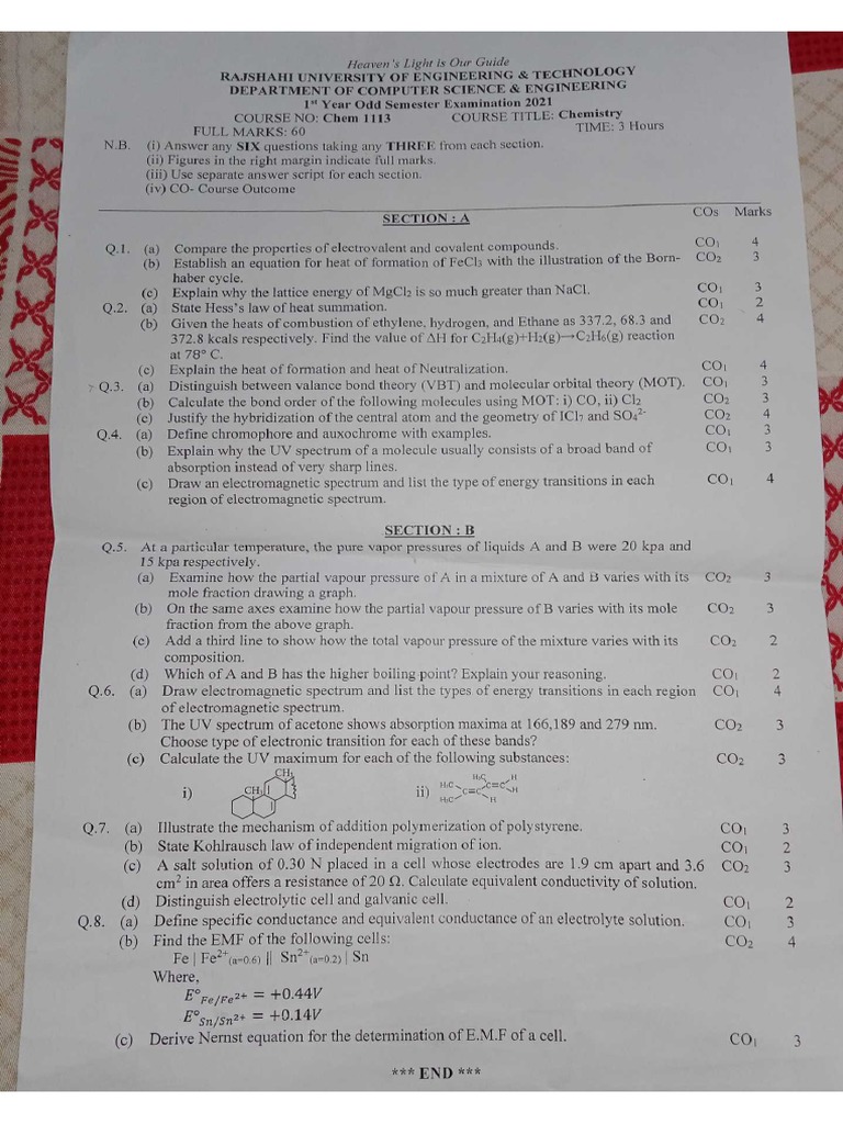 1 1 Semester Questions CSE 20 | PDF