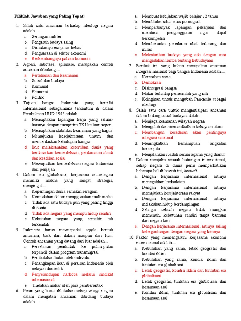 PKN Kelas XI | PDF | Politik | Perjalanan