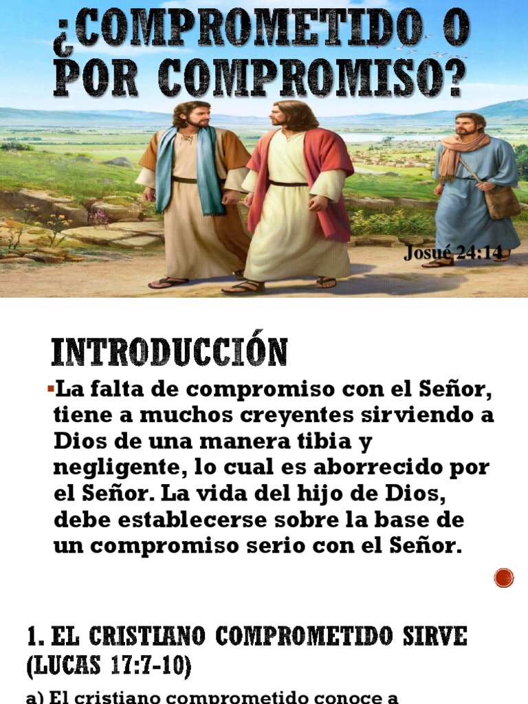 Comprometido o Por Compromiso | PDF | Dios | Creencia religiosa y doctrina