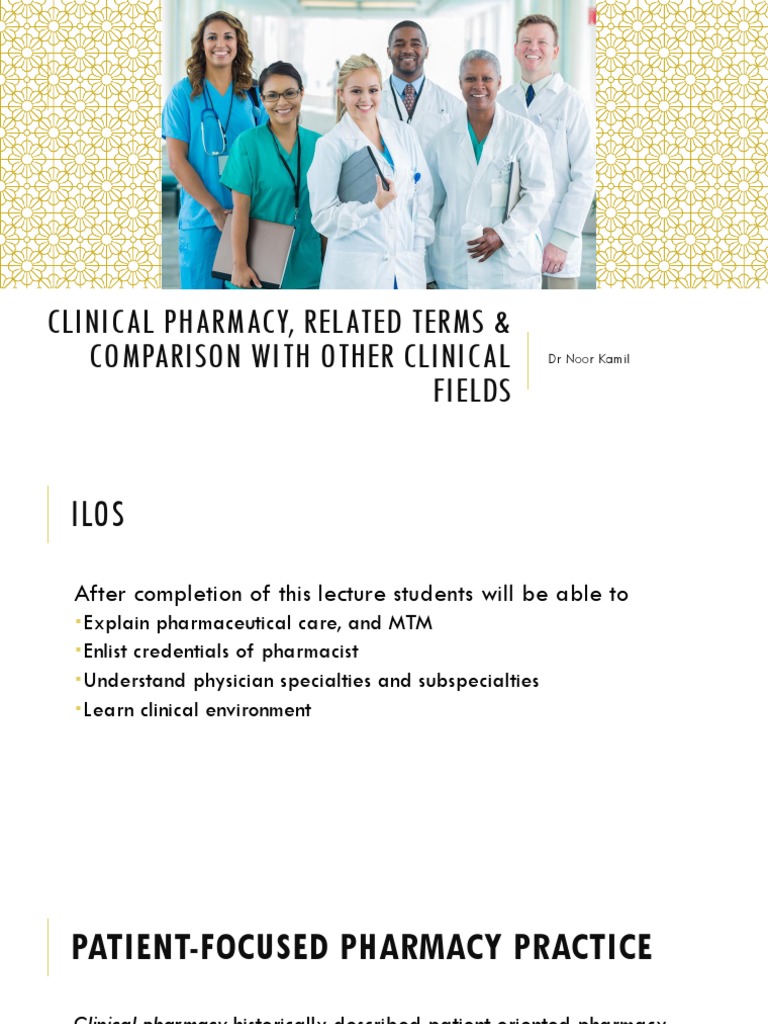 Lecture 2 Clinical Pharmacy And Related Terms Download Free Pdf