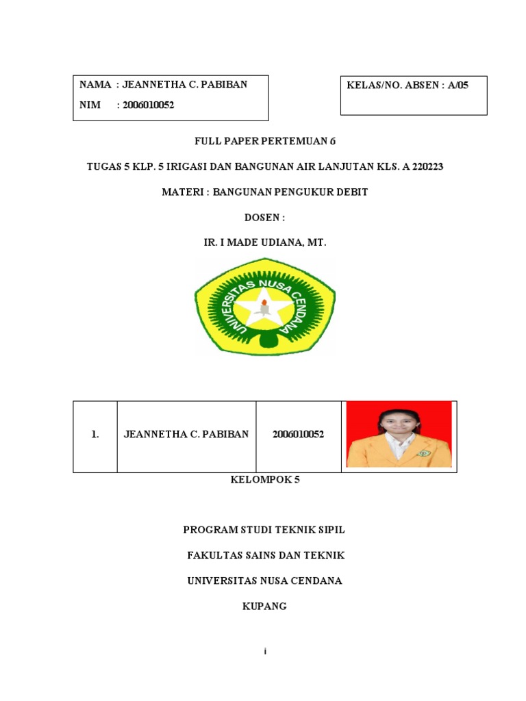 Pert.6 - Pres.5 - TGS.5 - Ibl.a - FPR - KLP.05 - Jeannetha C. Pabiban | PDF