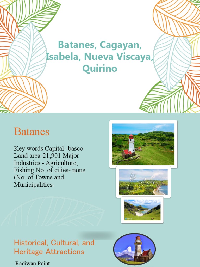 Batanes and Cagayan Valley Overview | PDF