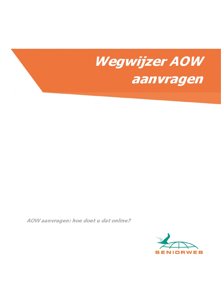 Wegwijzer Aow Aanvragen | PDF