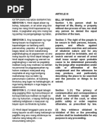 Article Iii 1987 Constitution | PDF