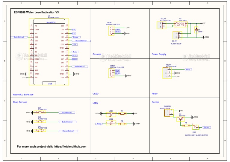 Circuit Esp8266 Water Level Indicatior V3 Pdf