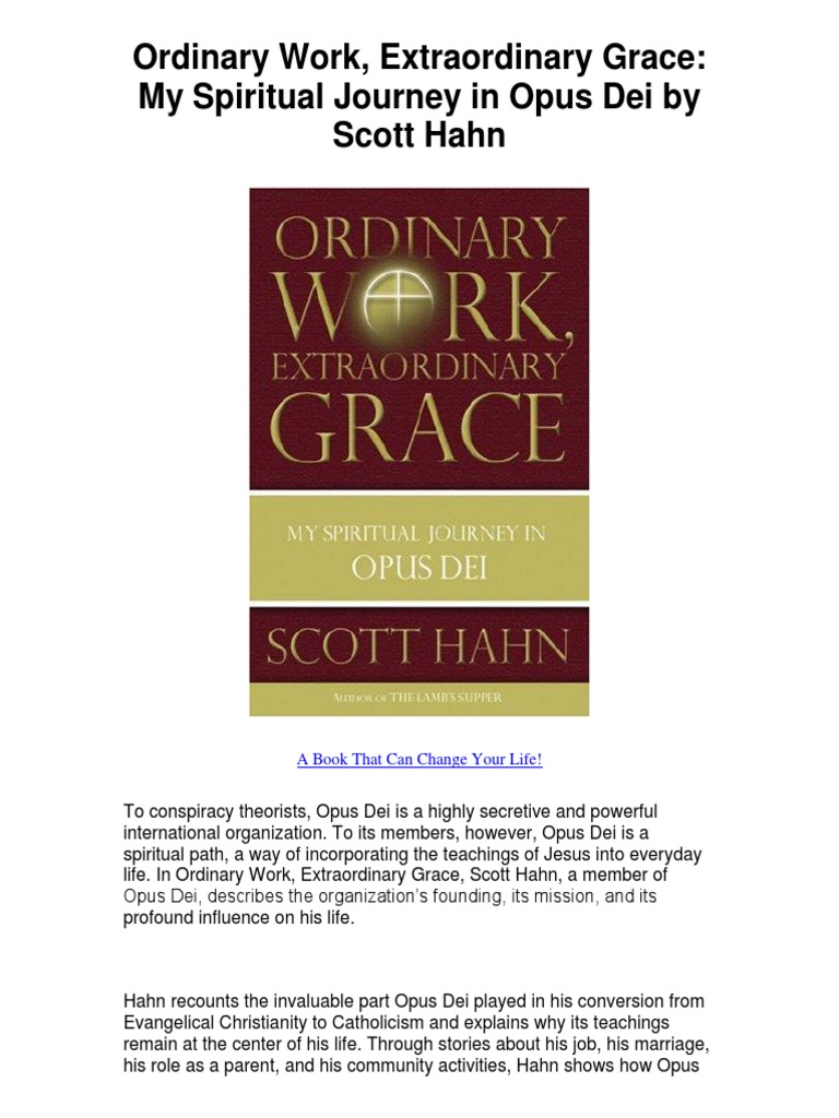 Opus Dei Spiritual Journey Insights | PDF | Religion & Spirituality