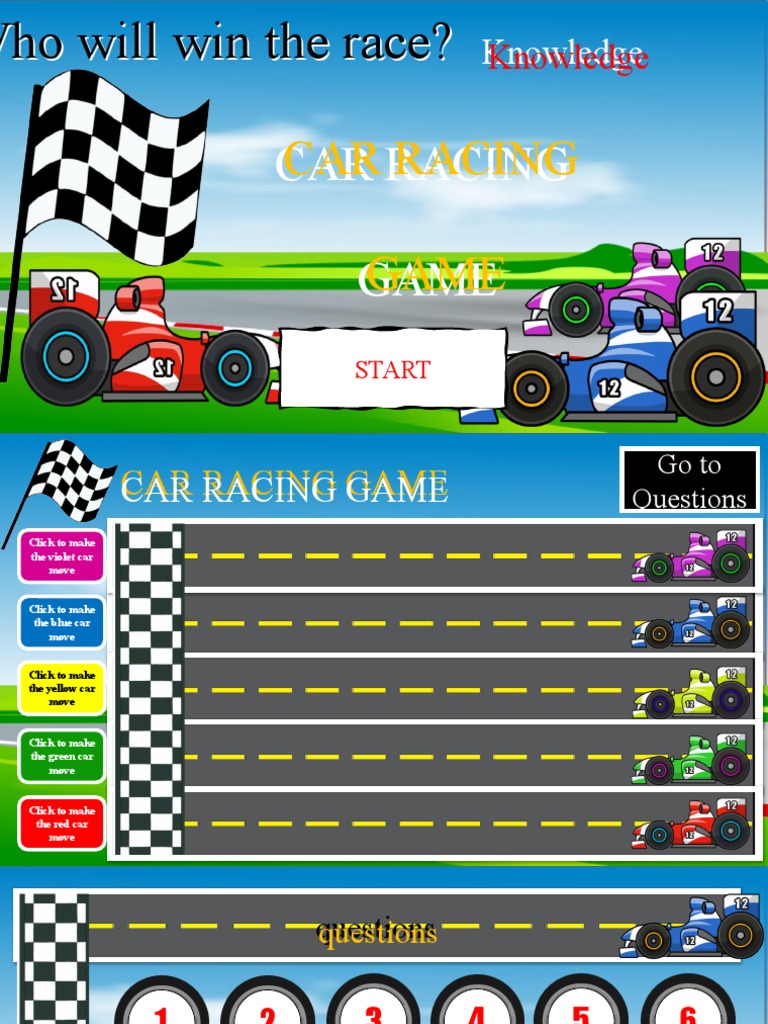 Car Racing Games Template | PDF