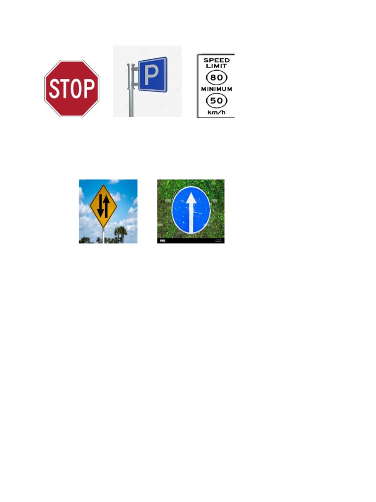 Road Signs | PDF