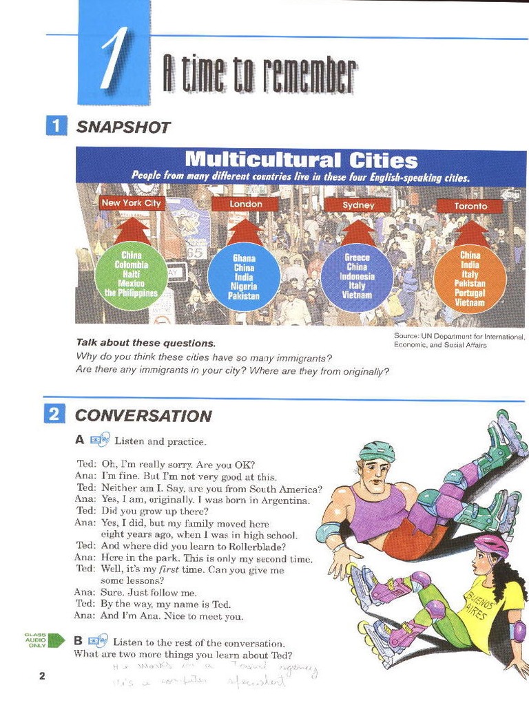 New Interchange 2 - UNIT 1 | PDF