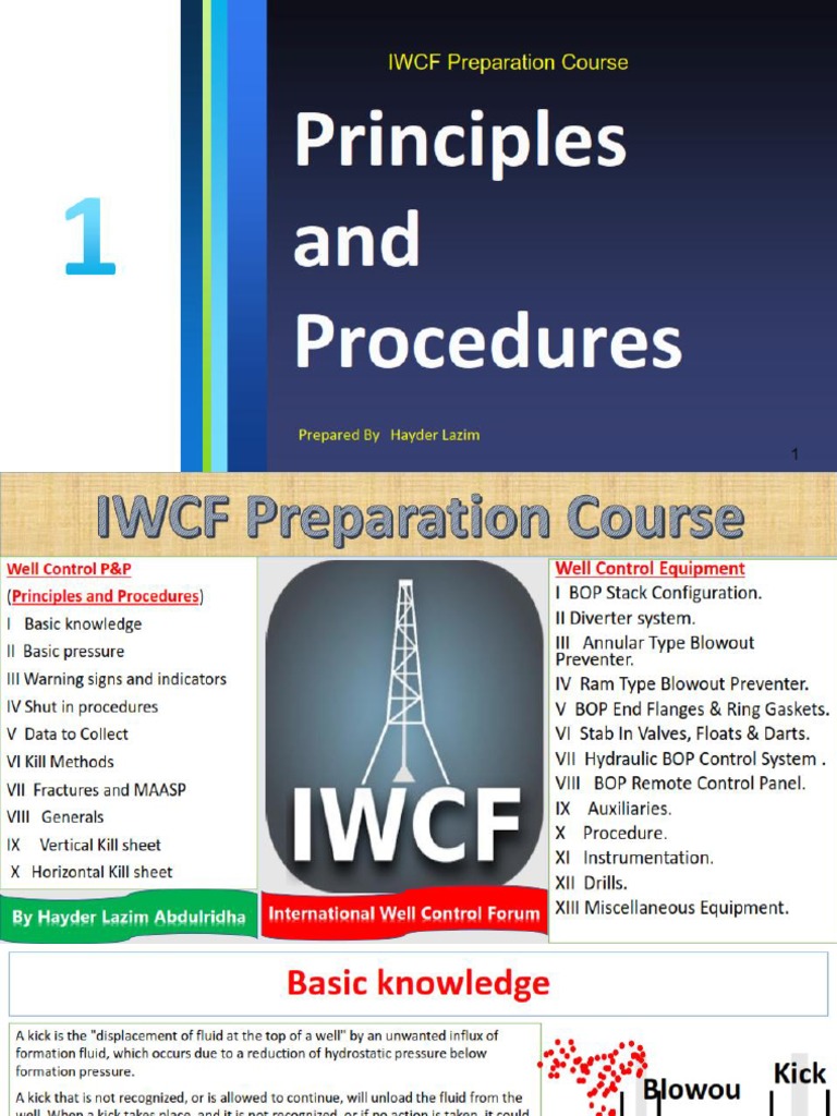 IWCF Courses PDF | PDF